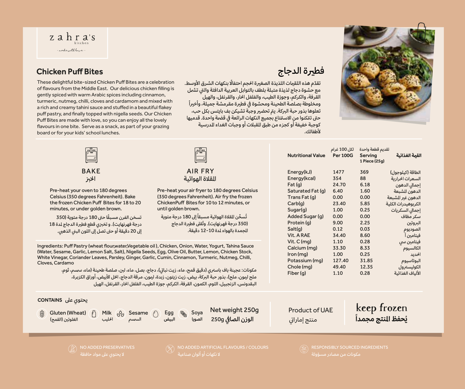 Chicken Puff Bites – zahraskitchen